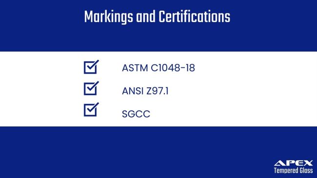 Tempered Glass Quality Standards | Apex Tempered Glass